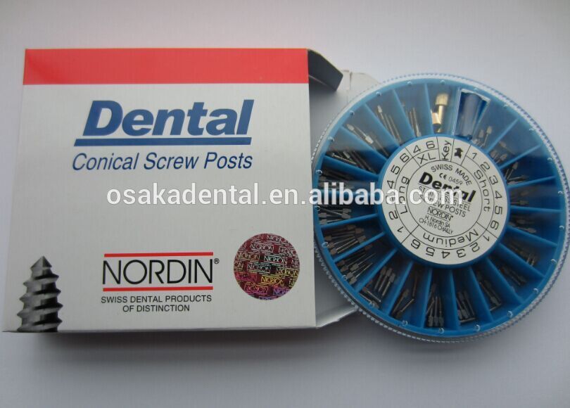Dental Implant Material Stainless steel/Golden plated/Titanium screw post