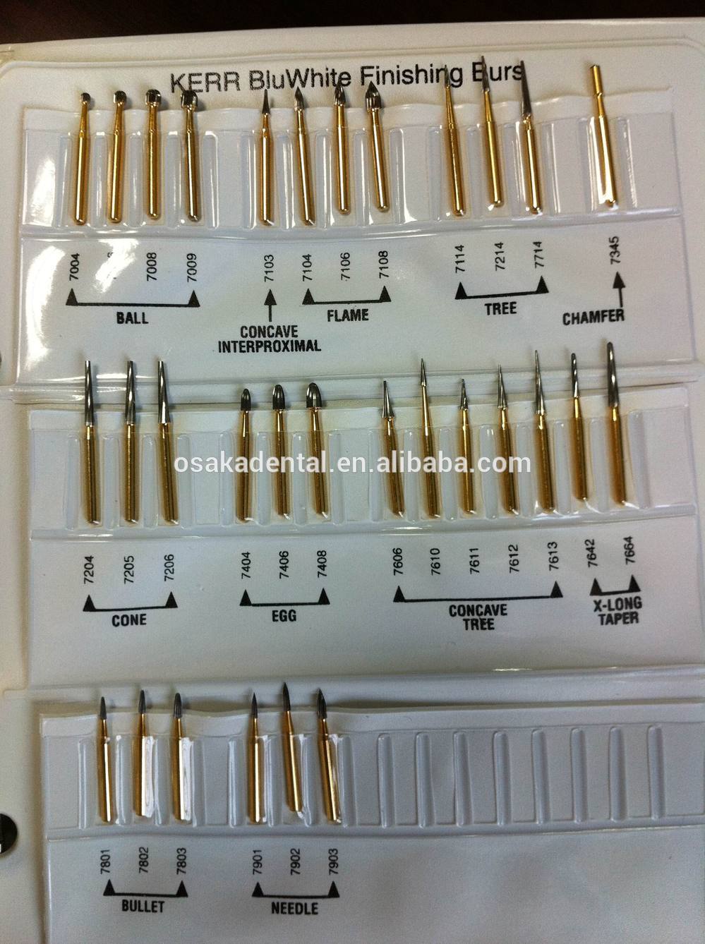 Original Kerr Golden Carbide Bur/high speed/FG/dental bur/dental ...