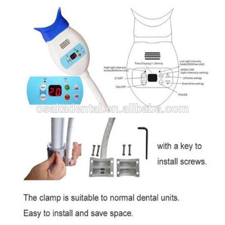 Dental Teeth Whitening and Bleaching Machine Installed on Dental Unit ...