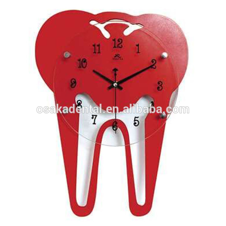 Teeth Shape Clock for Decoration