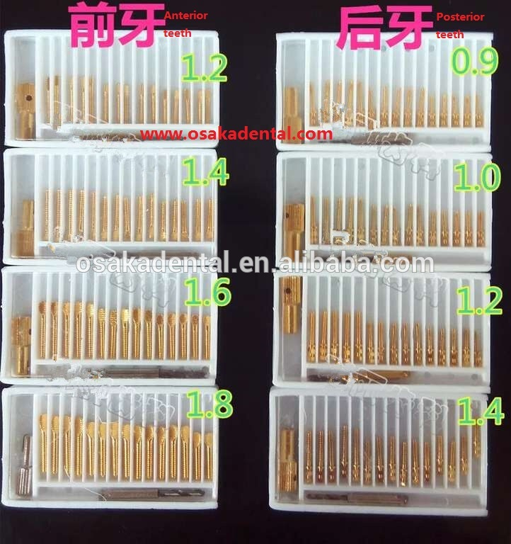 Dental Golden Plated Screw Post with Drills - Buy High Quality Dental ...