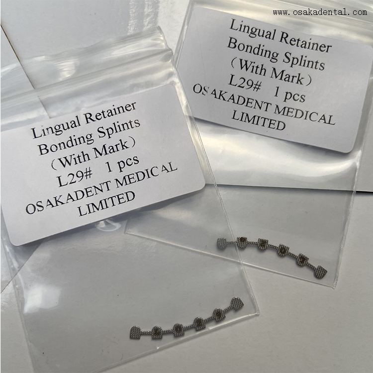 Dental Orthodontic Lingual Retainer Bonding Splints with Mark - Buy ...