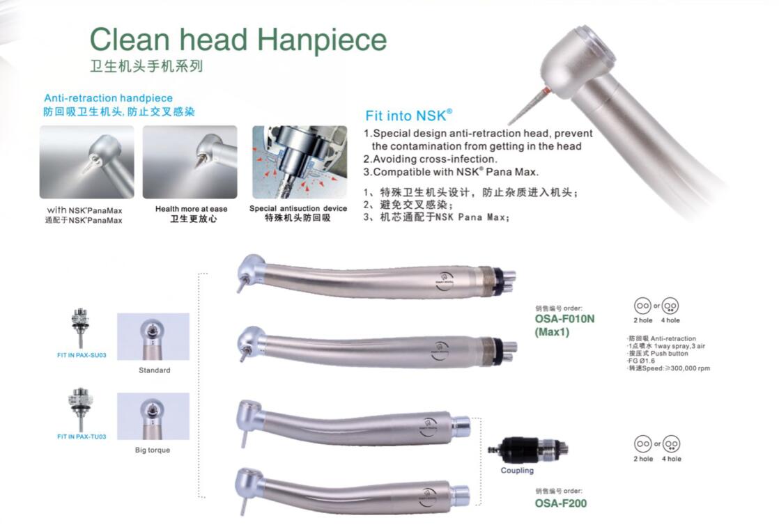 Electric High Speed LED Dental Handpiece - Buy High speed LED dental ...