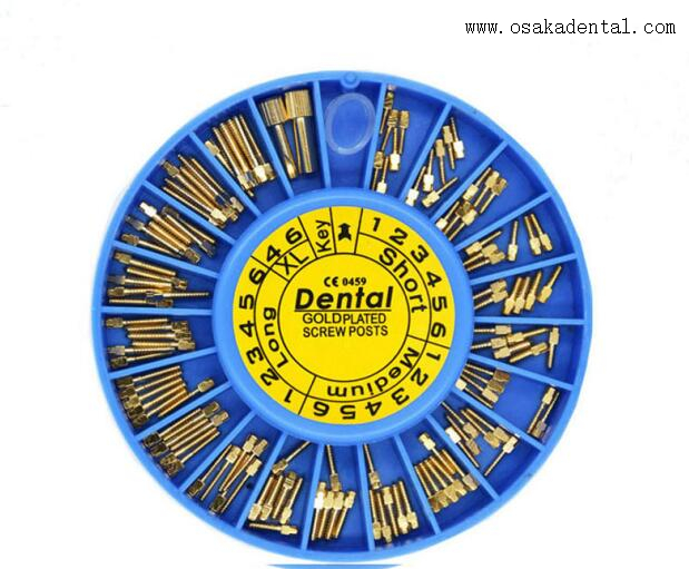 Dental Implant Golden Plated Screw Post - Buy Dental Implant Screw Post ...