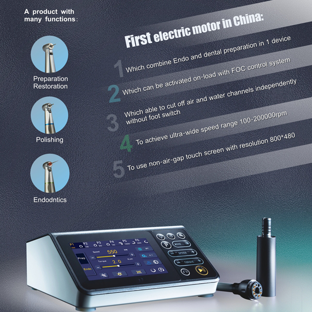 Dental Brushless Electric Motor with Endo Motor Function 2 in 1 - Buy ...