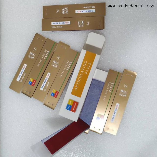 Thick Red and Blue Dental Articulating Paper - Buy Thick Articulating ...