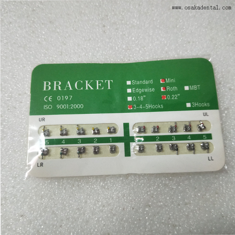 Dental Orthodontic Material Dental Metal Bracket - Buy Dental ...