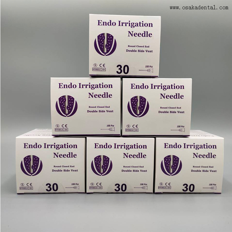 Dental Irrigation Needles with Double Side Vent - Buy Dental Irrigation ...