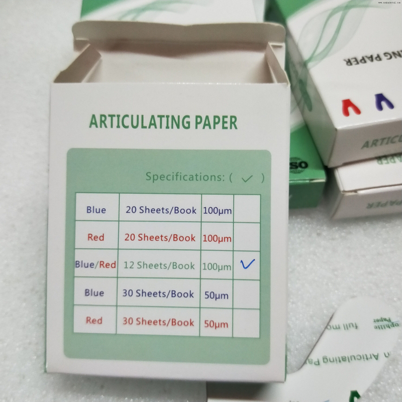 Dental Material Dental Full Mouth Articulating Paper - Buy Dental ...