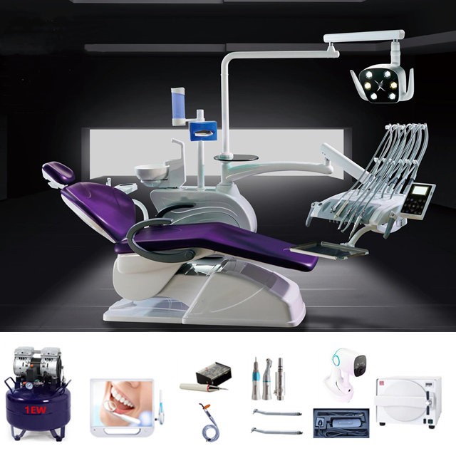 Top Mounted Tray Dental Chair Set with Stable Seat - Buy Top Mounted ...