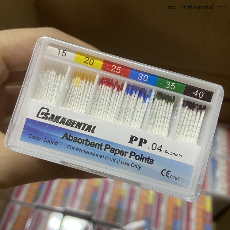 Dental Absorbent Paper Points 02/04/06 Taper with Length Mark - Buy ...