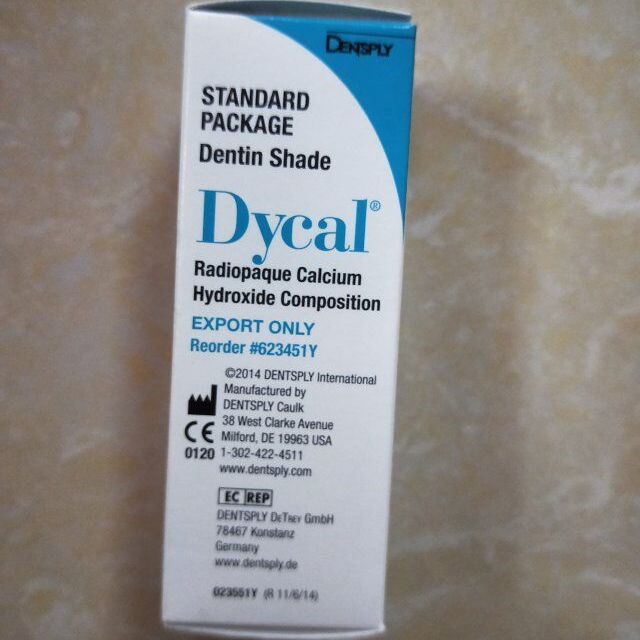 Dental Shade Dycal of Dental Material/Radiopaque Calcium Hydroxide ...